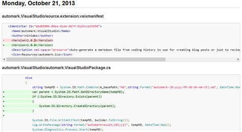 github chrisparnin automark auto generate blog post from coding history