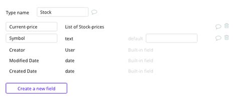 how to build a stock market app with no code