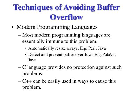 ppt buffer overflow powerpoint presentation free