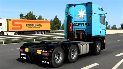 Man Tg3 Tgx Maersk Skin V2 0 Ets2 1 48 Haulin Ats Ets2 Mods