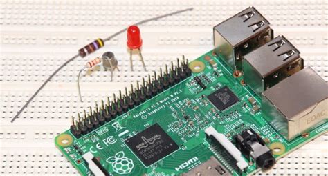 how to control a led with raspberry pi gpio and geexlab