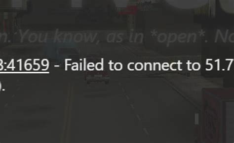 fivem curl error code 7 failed handshake to server fivem client