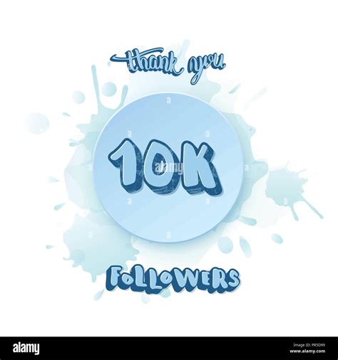 10k Followers Thank You Social Media Template Banner For Internet
