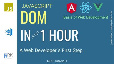 javascript dom tutorial for beginners learn javascript dom in 1 hour