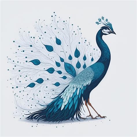 Premium Vector Decorative Illustration Of Beautiful Peacock Vector