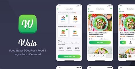 download wala food and delivery react native app template