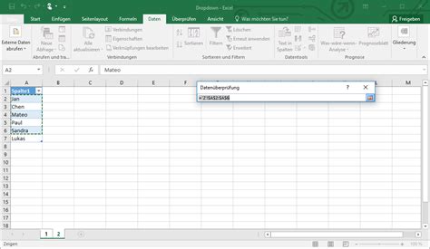 excel dropdown bearbeiten so ändern sie die listen ionos