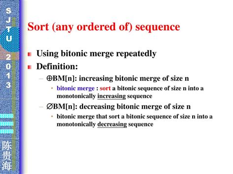 ppt bitonic sorting and its circuit design powerpoint presentation