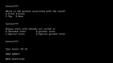 quiz application in c with source code source code project images