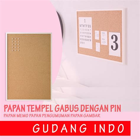Jual Papan Pengumuman Gabus Klasik Vaggis Papan Tempel Vaggismemo