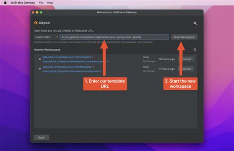 set up a spring boot remote development environment with jetbrains