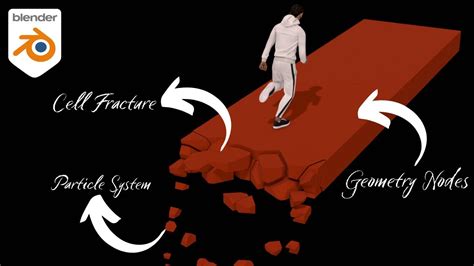 Tutorial De Cell Fracture Geometry Nodes Particle System En Blender