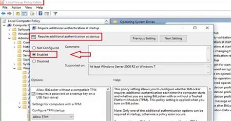 how to enable bitlocker on hyperv and handle error device