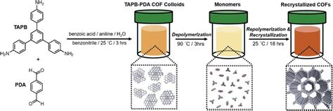 Schematic Of Tapb Pda Cof Recrystallization Download Scientific Diagram
