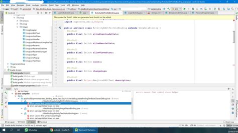android gradle plugin 3 2 0 with databinding can not