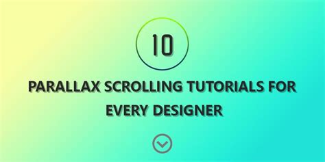 10 parallax scrolling tutorials for every designer sanjay web designer