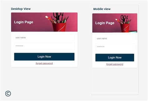 responsive login page in html without boostrap beautiful responsive
