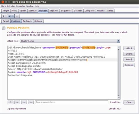 using burp for automated attacks