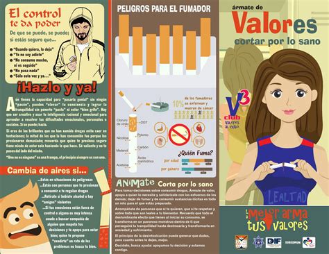 Tripticos Del Alcohol Las Drogas Y El Tabaco Triptico De Adicciones