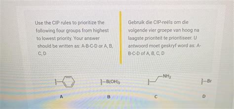 Solved Use The Cip Rules To Prioritize The Following Four