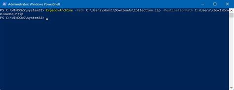 how to compress files using powershell on windows 10