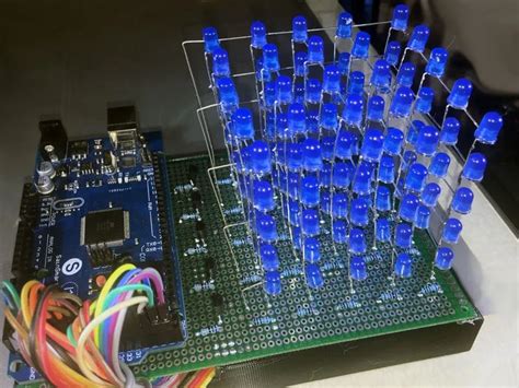 5x5x5 led cube in 2020 led cube arduino cube arduino