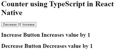 react native typescript working of typescript examples