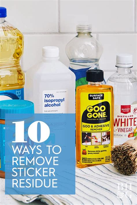 How To Easily Remove Sticker Residue From Every Kind Of Surface – Artofit