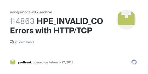 hpe invalid constant errors with tcp · issue 4863 · nodejs node