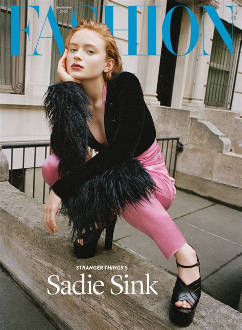 Sadie Sink Fashion Magazine 2022 Cover Photoshoot