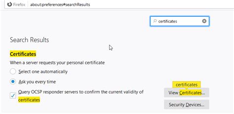 firefox displays ssl error sec error inadequate key usage when using