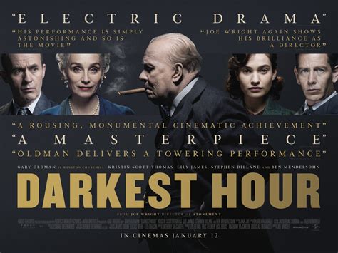 2017 darkest hour poster