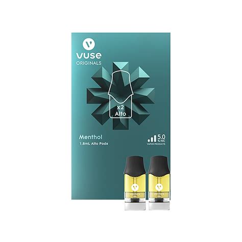 Vuse Alto Nicotine Menthol Pods 2 Pack Online Vape Shop Apvs