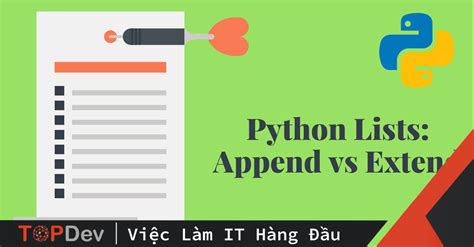 python lists append vs extend có ví dụ