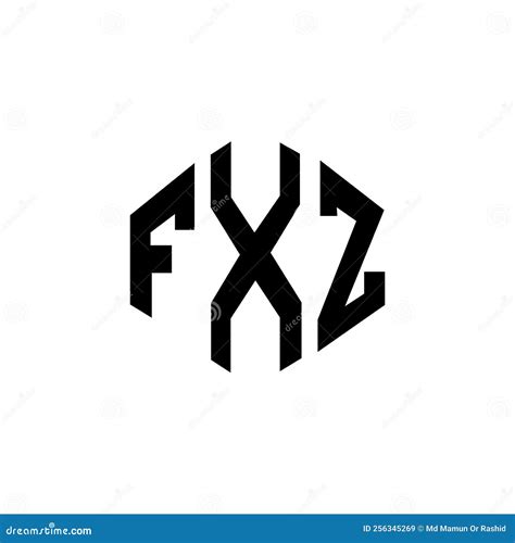 Fxa Letter Logo Design With Polygon Shape Fxa Polygon And Cube Shape
