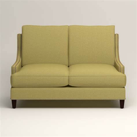 Birch Lane Larson Nailhead Trim Loveseat And Reviews Wayfair