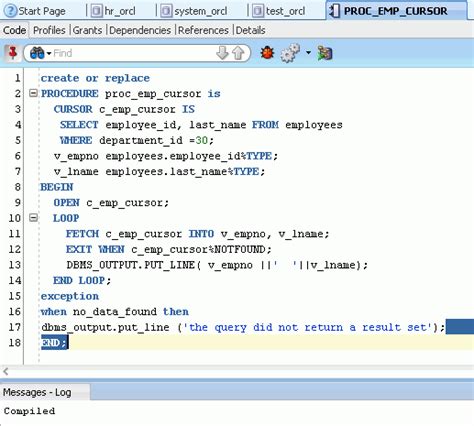 advanced oracle sql developer features
