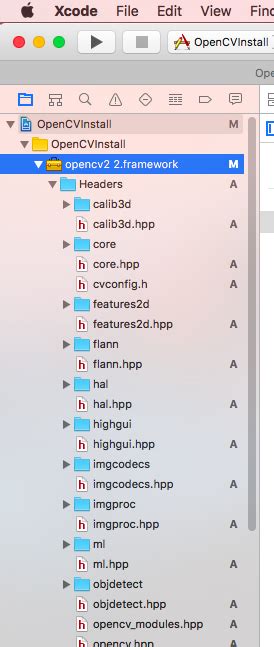opencv2 opencv hpp file not found in xcode 易学教程