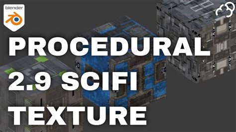 free scifi procedural shader blender 2 9 youtube