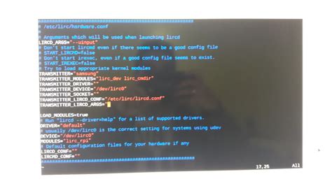 error hardware does not support sending lirc raspberry pi 3