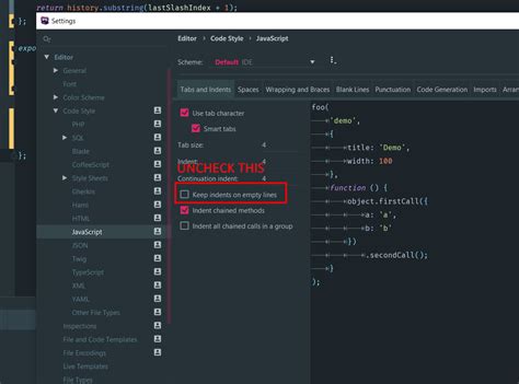 trailing space ides support intellij platform jetbrains