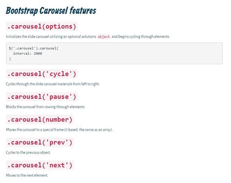 bootstrap carousel responsive