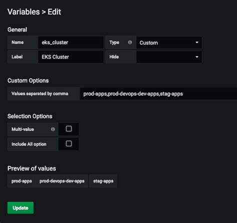 grafana use custom variable as regex in query grafana labs