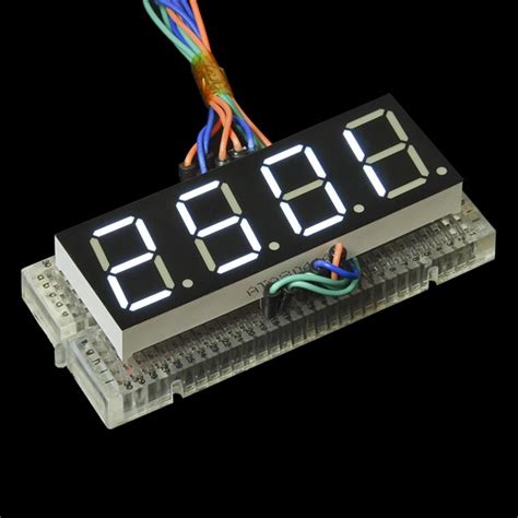 7 segment display 20mm white sparkfun com 11409 core