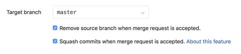 is there a way to rebase and squash commits on gitlab ce