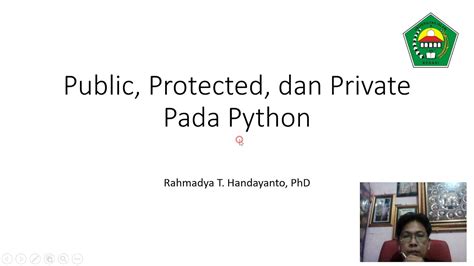 konsep public protected dan private pada python youtube