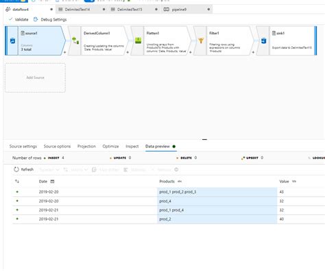 azure data factory to add additional rows in csv based on