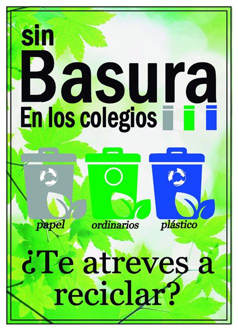 Sin Basura En Los Colegios