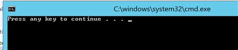 powershell press any key to continue thoughtsgost