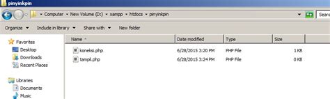tutorial menginput data ke database dengan script php